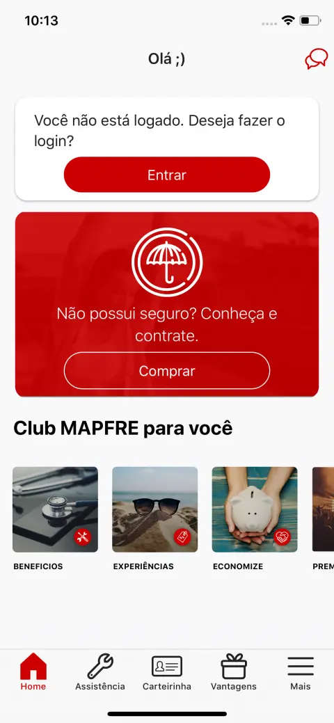 Aplicativo MAPFRE > MAPFRE Brasil